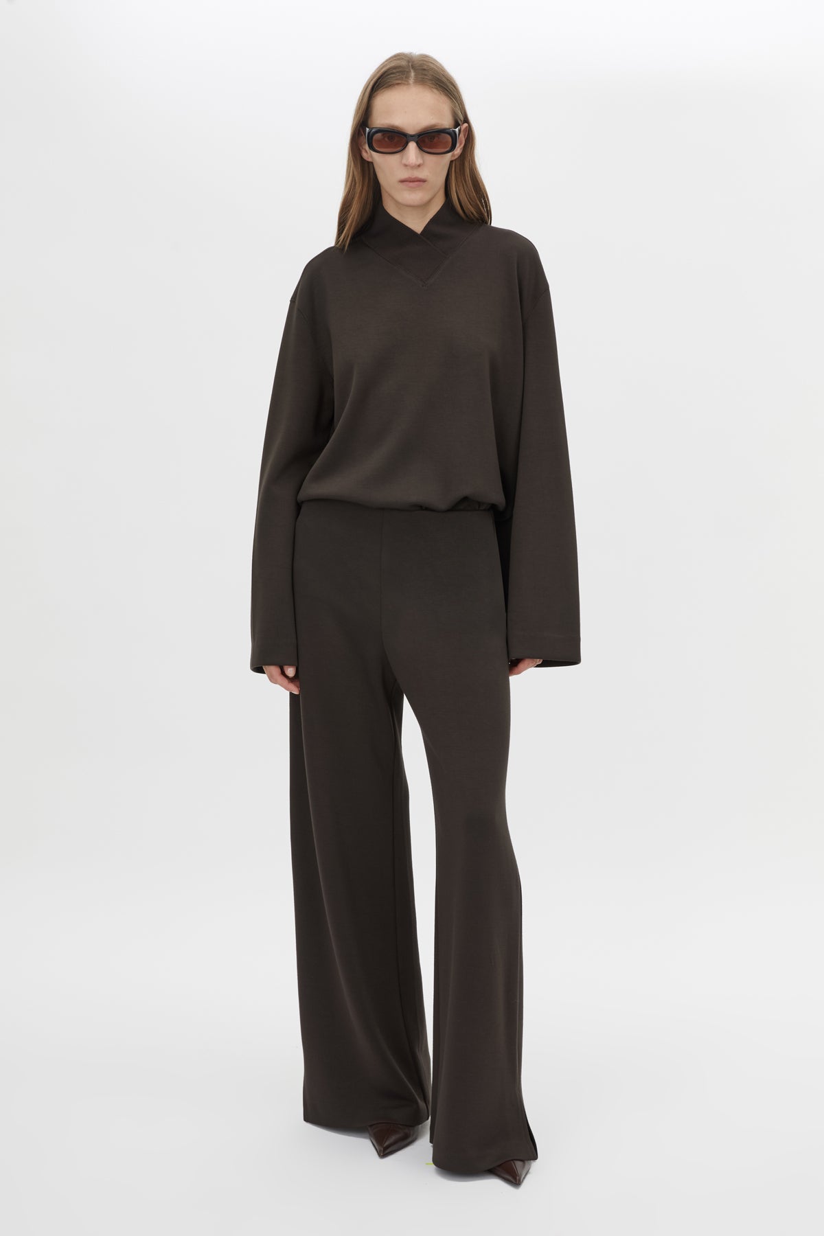 Bessette Lounge Pant in Espresso Brown - CAMILLA AND MARC® C&M ...